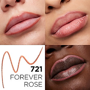 L’Oréal Paris Colour Riche Lip Liner Pencil, Creamy Lip Liner with Omega 3 and Vitamin E, 721 Forever Rose (Deep Berry Rose)