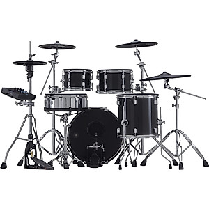 Roland VAD506 V-Drums Acoustic Design Electronic Drum Set with 14" Snare, 20" Kick, 10/12 Toms, 14" Floor Tom, 14" Crash, 16" Crash/Ride, and 18" Ride Cymbals, 12" Hi-hat, and TD-27 Sound Module