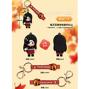 XFApreal Anime Heaven Official’s Blessing Xie Lian Hua Cheng Keychians Tian Guan Ci Fu Keyring Keychains (xielian and ghost king)