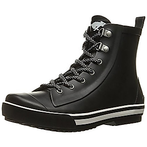 Rocket Dog Women's Rainy Rain Boot, Black, 9 M US