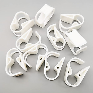 10PCS PBT Plastic Tubing Clamp 140 Degree Celsius Heat Resistant Adjustable Tube Clip Laboratory Industrial Flow Control Hose Clamp