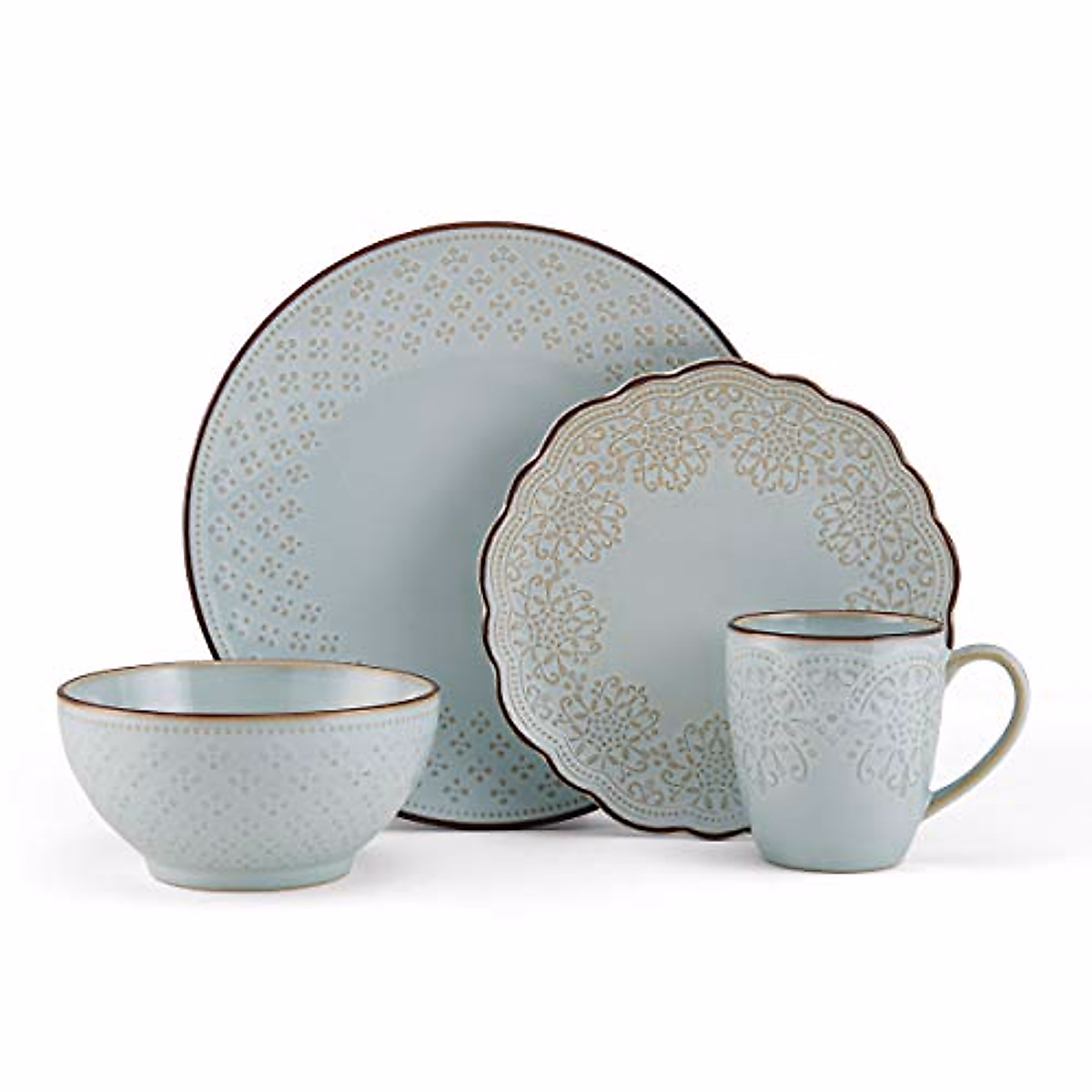 Pfaltzgraff Joanne 16 Piece Dinnerware Set, Service For 4