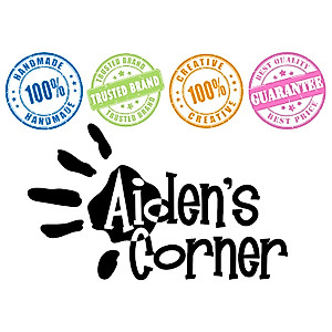 Aiden's Corner Handmade Cute Baby Boy Girl Half Birthday Bibs - Halfway To One (Royal)