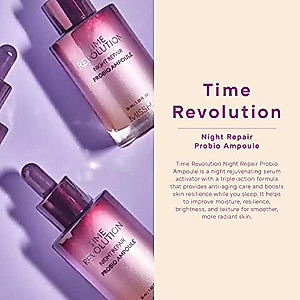MISSHA Time Revolution Night Repair Probio Face Serum Ampoule (1.69 Fl Oz) -Intense Hydration, Probiotic Strength, Clear Complexion, Wrinkle Improvement, and Enhanced Elasticity