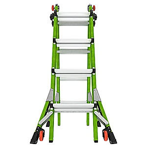 Little Giant Ladder Systems Dark Horse 2.0, M17, 17ft, Multi-Position Ladder, Fiberglass, Type 1A, 300 lbs Weight Rating, (16117-001)