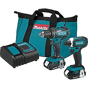 Makita CT225SYX 18V LXT® Lithium-Ion Compact Cordless 2-Pc. Combo Kit (1.5Ah)