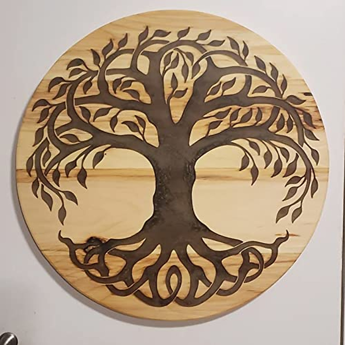 Tree Stencils Tree of Life Stencil for Painting on Wood Airbrush Natural Plants Small Palm Tree Drawing Templates for Canvas Wall Floor Decor DIY Art Crafts and Decorations (12pcs 5.9in Tree)