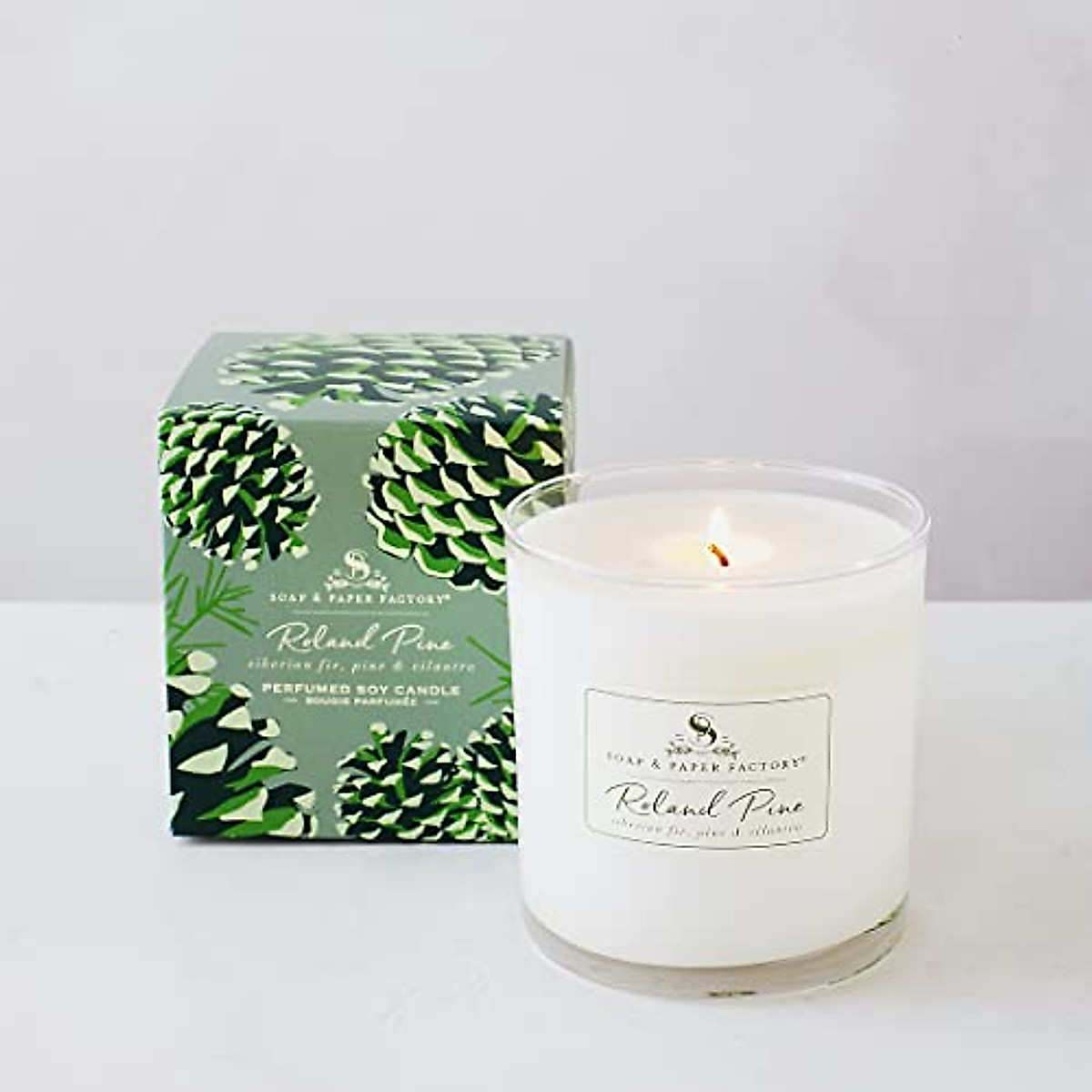 Soap & Paper Factory Roland Pine 9.5 oz Large Soy Candle