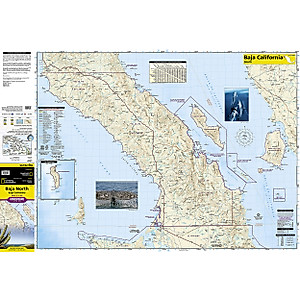 Baja North: Baja California Map [Mexico] (National Geographic Adventure Map, 3103)