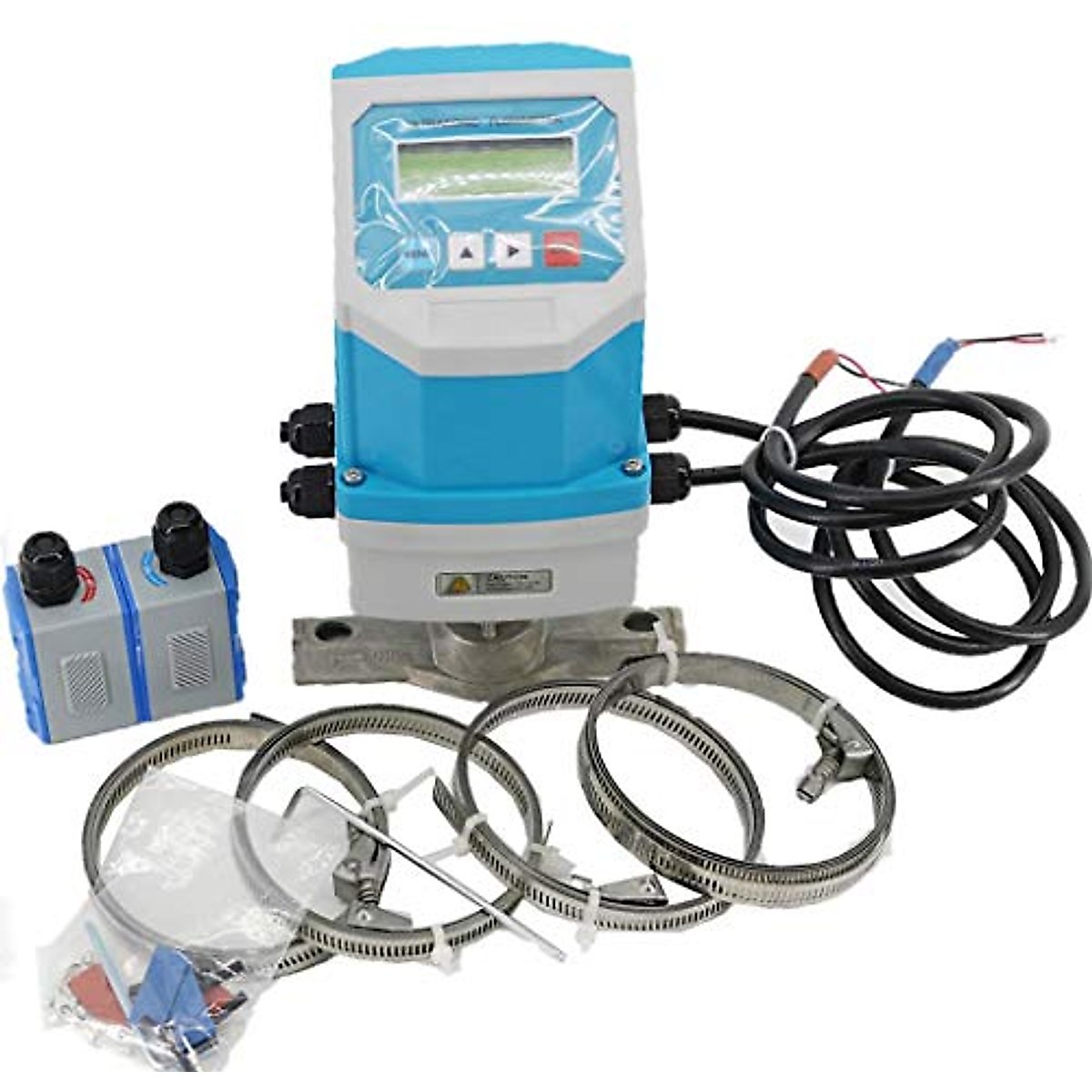 Ultrasonic Flow Meters Portable Waterproof Fixed Ultrasonic Flow Meter Flowmeter Clamp-on Transducer TM-1 DN50-700mm 1.97-27.56in