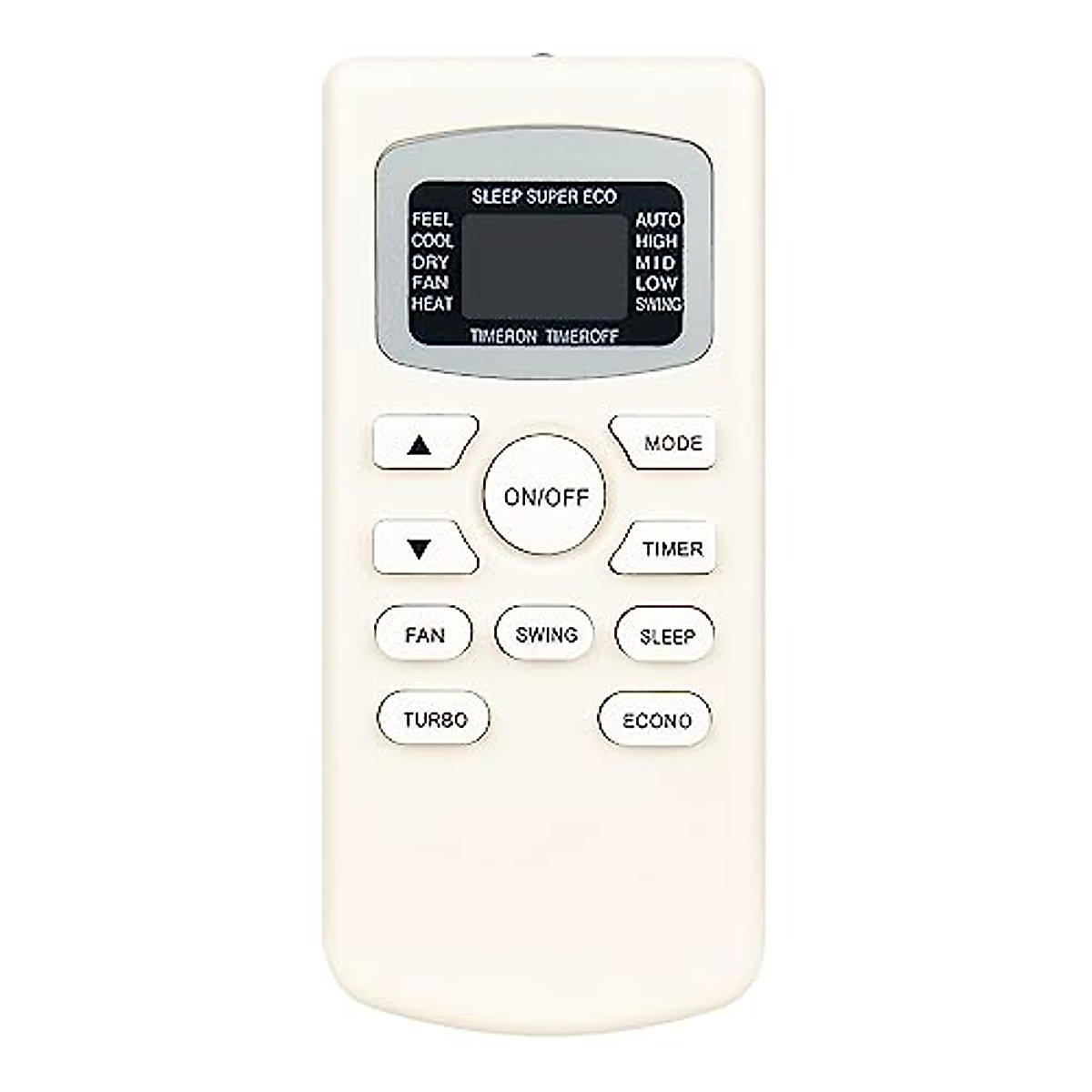 GYKQ-34 Replace AC Remote Control Compatible with Soleus/Black&Decker/TCL Air Conditioner TM-PAC-08E3 BPACT10WT BPACT12WT