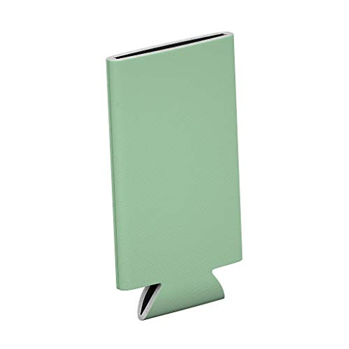 TahoeBay Slim Can Cooler Sleeves (12-Pack) Insulated Polyfoam, Scuba Knit Polyester Fabric Thermocoolers for 12oz Tall Skinny Beverage Cans - Blank Design, Ready for Printing (Mint)