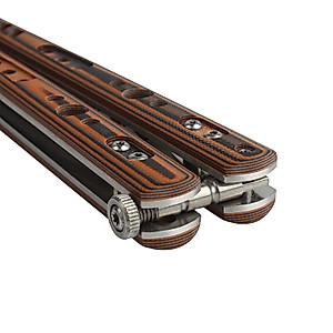 Andux Flip Tool CSGO Titanium Lightweight with Holes for Training CS/HDD40 Maple Yellow