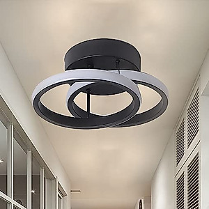 ONXE LED Ceiling Lights,11 Inch Flush Mount Light with 2400lm,Dimmable Light Fixtures with Adjustable Color Temperature,Lamparas De Techo modernas for Bedroom,Kitchen,Living Room,Hallway Lighting