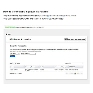 K123 Keytech Apple MFi Certified USB Lightning Cable 3ft iPhone Charger Cord 1M Premium White Data Cable for ipad, iPhone Xs/Xs Max/XR/X/8/8 Plus/7/7 Plus/6/6 Plus/5