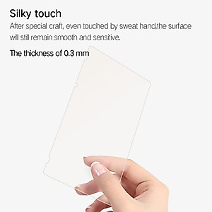 PERFECTSIGHT Anti Blue Light Anti Glare Tempered Glass Screen Protector Compatible with Nintendo Switch OLED 7 inch, [Eye Protection] [Great Gaming Experience] - Matte Clear Anti Fingerprint 1 Pack