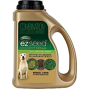 Scotts EZ Seed Dog Spot Repair Tall Fescue Lawns - 2 lb., Combination Mulch, Seed and Soil Amendment Includes Protectant and Tackifier, Neutralizes and Repairs up to 100 Dog Spots