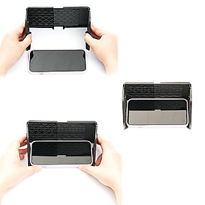 WANPOOL Universal Foldable Sun Shade Visor for Drone Controller Mobile Phone - Anti-Glare, Stable Fit, Easy Installation