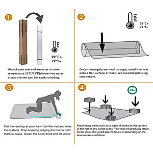 Amyracel Large Office Chair Mat for Hardwood Floor, 46” x 60” Clear Desk Chair Mat for Hard Floors, Easy Glide Floor Protector Mat for Office Chairs