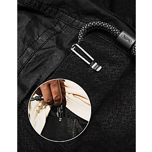 KeyUnity KK10XS Titanium Flipper Folding Pocket Knife with Liner Lock, Pocket Clip for Every Day Carry