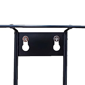 FixtureDisplays® Vertical Wall Mounting 6 Pockets 4 X 6" Greeting Card Post Card Rack 4.7 X 2.2 X 30.3" with Slight Pocket Overlap 11713-NPF-SL