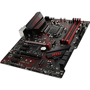 MSI MPG Z390 Gaming Plus LGA1151 (Intel 8th and 9th Gen) M.2 USB 3.1 Gen 2 DDR4 HDMI DVI CFX ATX Z390 Motherboard