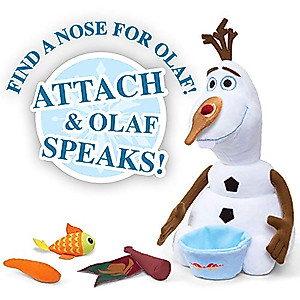 Disney Frozen Find My Nose 14-inch Olaf Plush, Officially Licensed Kids Toys for Ages 3 Up by Just Play