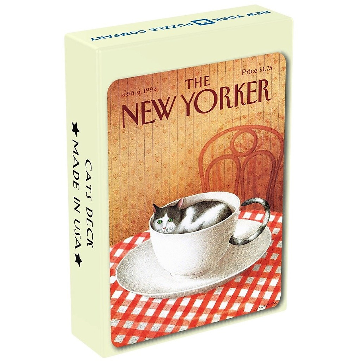 New York Puzzle Company Cat Cartoon Playing Cards