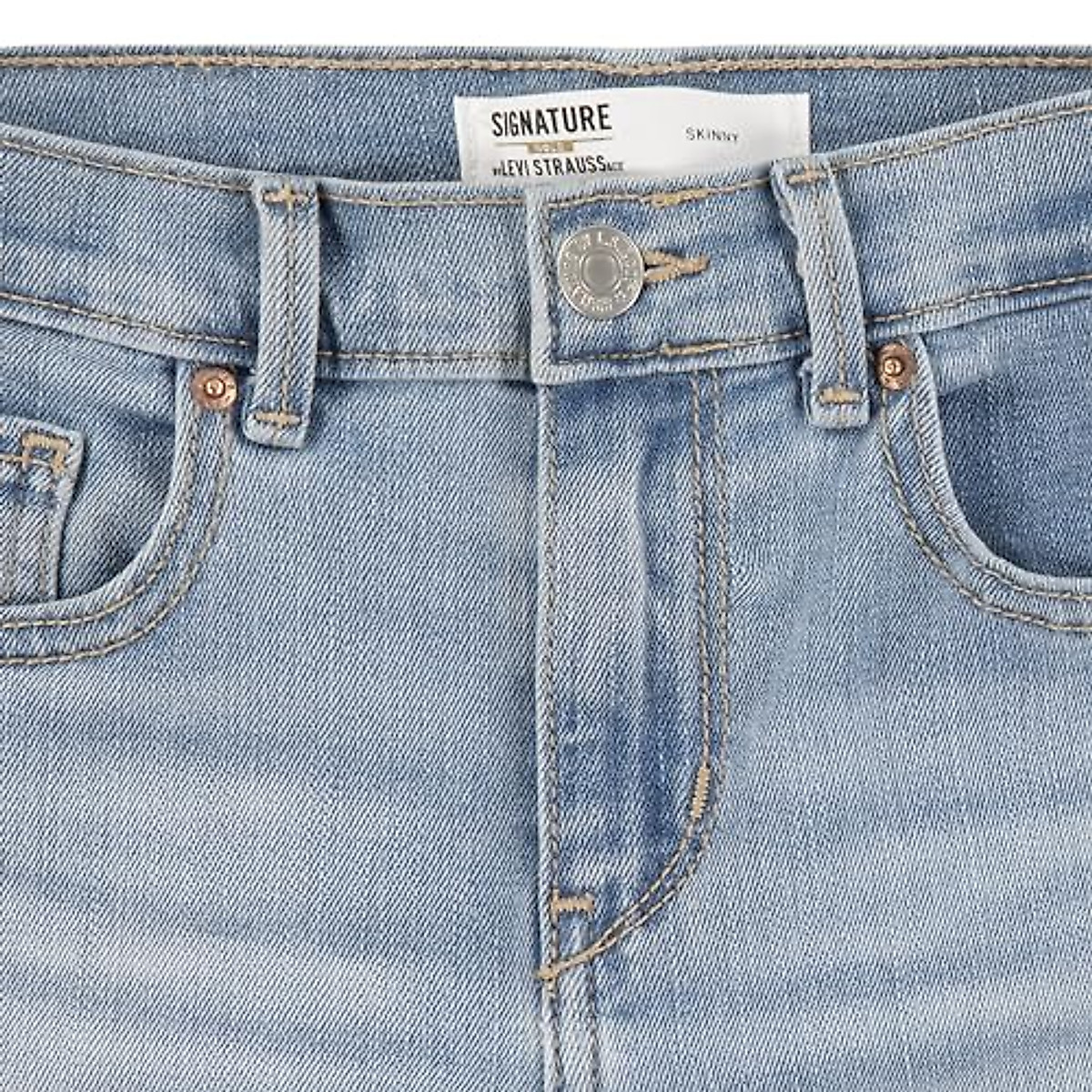 Signature by Levi Strauss & Co. Gold Label Girls' Skinny Jeans, (New) Fiji 5D, 8