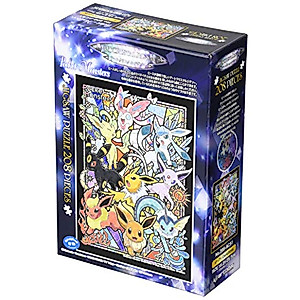 208 Piece Art Crystal Jigsaw Puzzle Pocket Monster Evey Evolutions (18.2 x 25.7 cm)