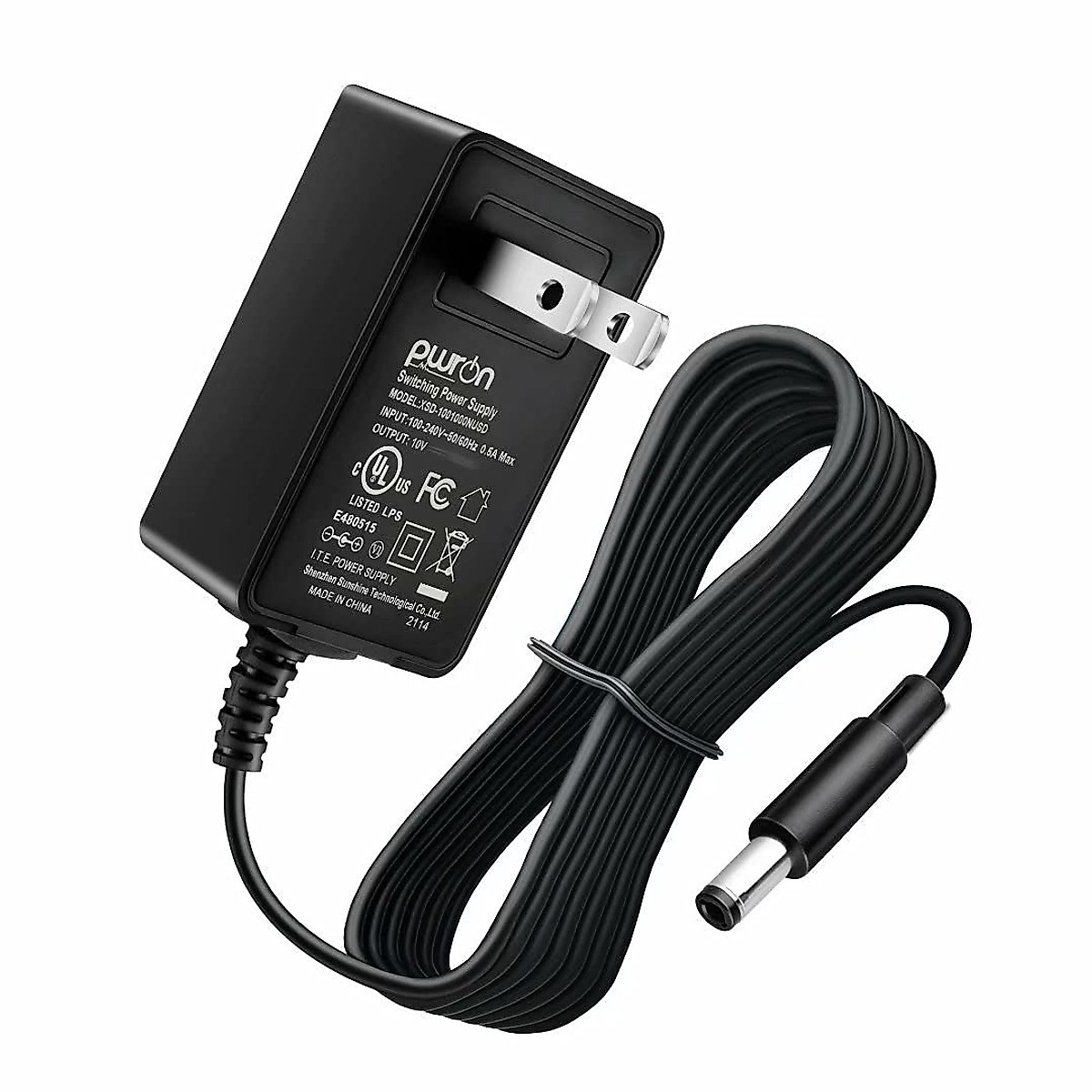 PwrON AC/DC Adapter Replacement for Sega MK-2103 Video Game Power Supply Cord Cable PS Wall Home