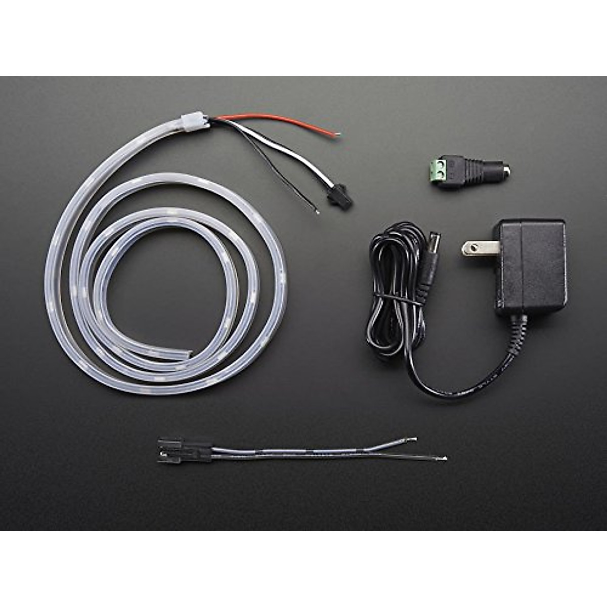 Adafruit NeoPixel LED Strip Starter Pack - 30 LED meter - Black [ADA2562]