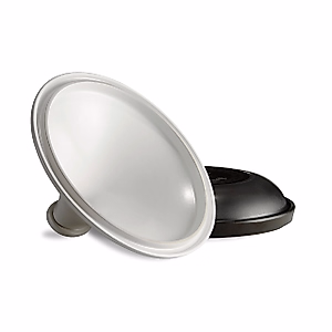 Emile Henry Delight Ceramic Quart Tagine, 2 Qt, Slate|White