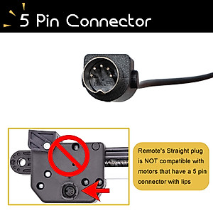 IdeaEuropa 6 Button 5 Pin Prong Remote Handset Controller with USB Hand Control for Catnapper Lift Chairs Power Recliners