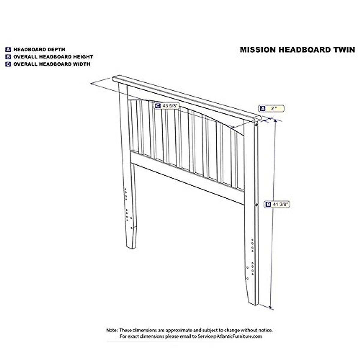 Leo & Lacey Twin Spindle Headboard in White