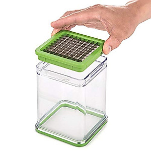 Progressive International Tower Fry Cutter, 1, White/Green