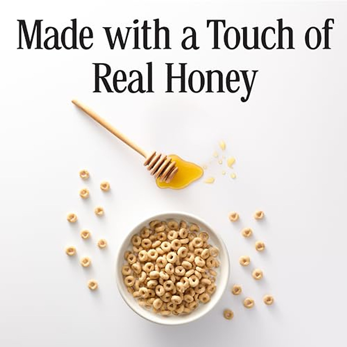 Honey Nut Cheerios Cereal, Limited Edition Happy Heart Shapes, Heart Healthy Cereal With Whole Grain Oats, Mega Size, 29.4 oz