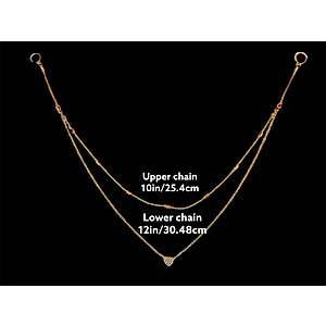 Fake nipple piercing with gold pleaded chain non piercing nipple noose stainless steel body sexy heart charm jewelry 12 in