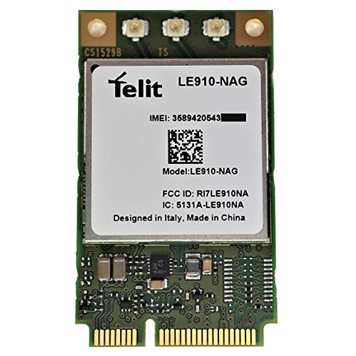 Telit LE910-NAG MiniPCIe Modem Module - 4G/LTE + GPS - 100 x 50 Mbps CAT3 MIMO