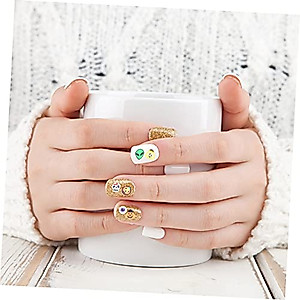 FRCOLOR 9 Boxes Nail Art Accessories Nail Decals for Nail Art Glitter Nail Polish Set Glitter Set Nail Glitter Nail Art Sequins Sparkle Nail Art Soft Pottery Polymer Clay Nail Sequins