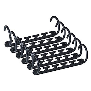 Multifunctional Magic Plastic Hanger Non-Slip Drying Rack to Save Space Household Wardrobe Storage Artifact Hanger Pack of 6
