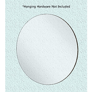 Marketing Holders Acrylic Mirror Round Circle 10" Inch Round Flat for DIY Craft Projects Safer Than Glass Light Weight Plastic Blind Spot Mirror Center Piece for Weddings and Events