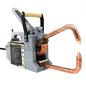 Stark USA Portable Spot Welder 1/8" Electric Single Phase Handheld Welding Tip Gun Handle Weld Spot 110V 6" Throat Depth