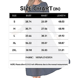 BTFBM Casual Women's 2023 Fall Dresses Elegant Wedding Guest Dress Long Sleeve Floral Midi Dress Flowy Bohemian Long Dress(Navy,Large)