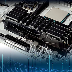 OLOy DDR4 RAM 16GB (2x8GB) 3200 MHz CL16 1.35V 288-Pin Desktop Gaming UDIMM (MD4U0832160BJ0DA)