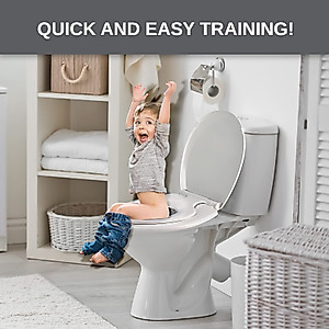 UMIEN™ 2 in 1 Potty Training Seat – Toddler Toilet Seat Easy To Install - Very Convertible Toilet Seat Round Shape