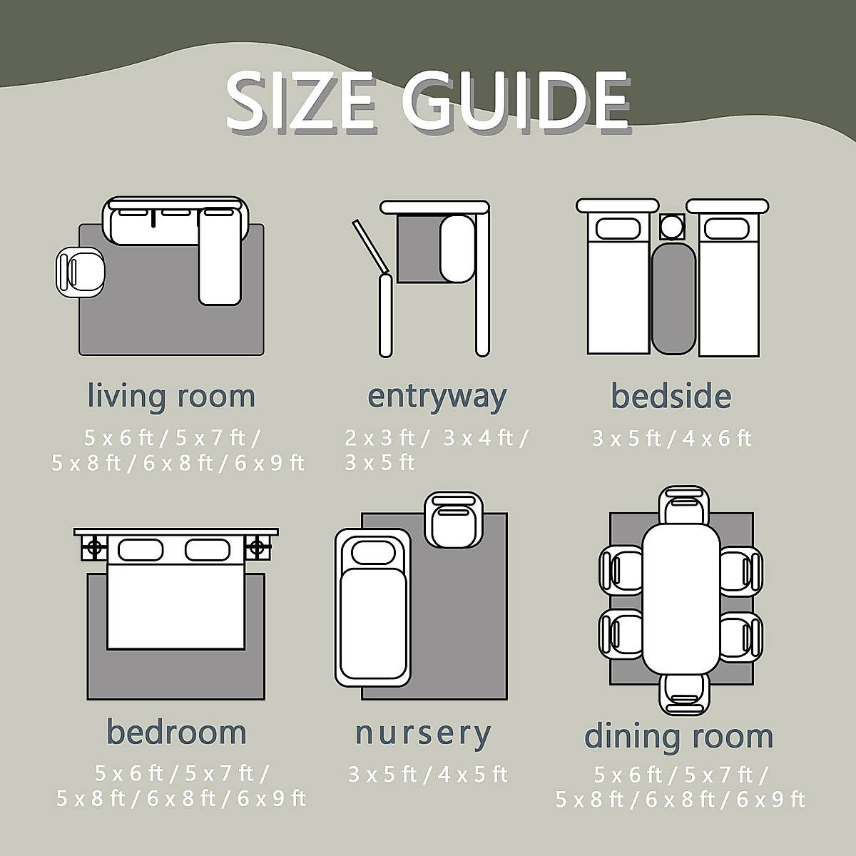 Christmas Tree Rug 3x4 ft, Xmas Area Rug, Holiday Rugs for Living Room Bedroom, Christmas Tree Carpet, Kids Room Decor for Boys Girls, Washable Non Slip Soft Low Pile Indoor Area Rugs