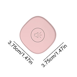 Protective Case for Samsung Galaxy SmartTag Waterproof Tracker, Locator Protective Case Silicone Case, Lightweight Soft Protective Sleeve Skin (Pink)