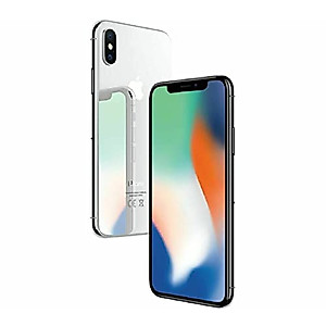 Apple iPhone X, 256GB, Silver - For GSM (Renewed)
