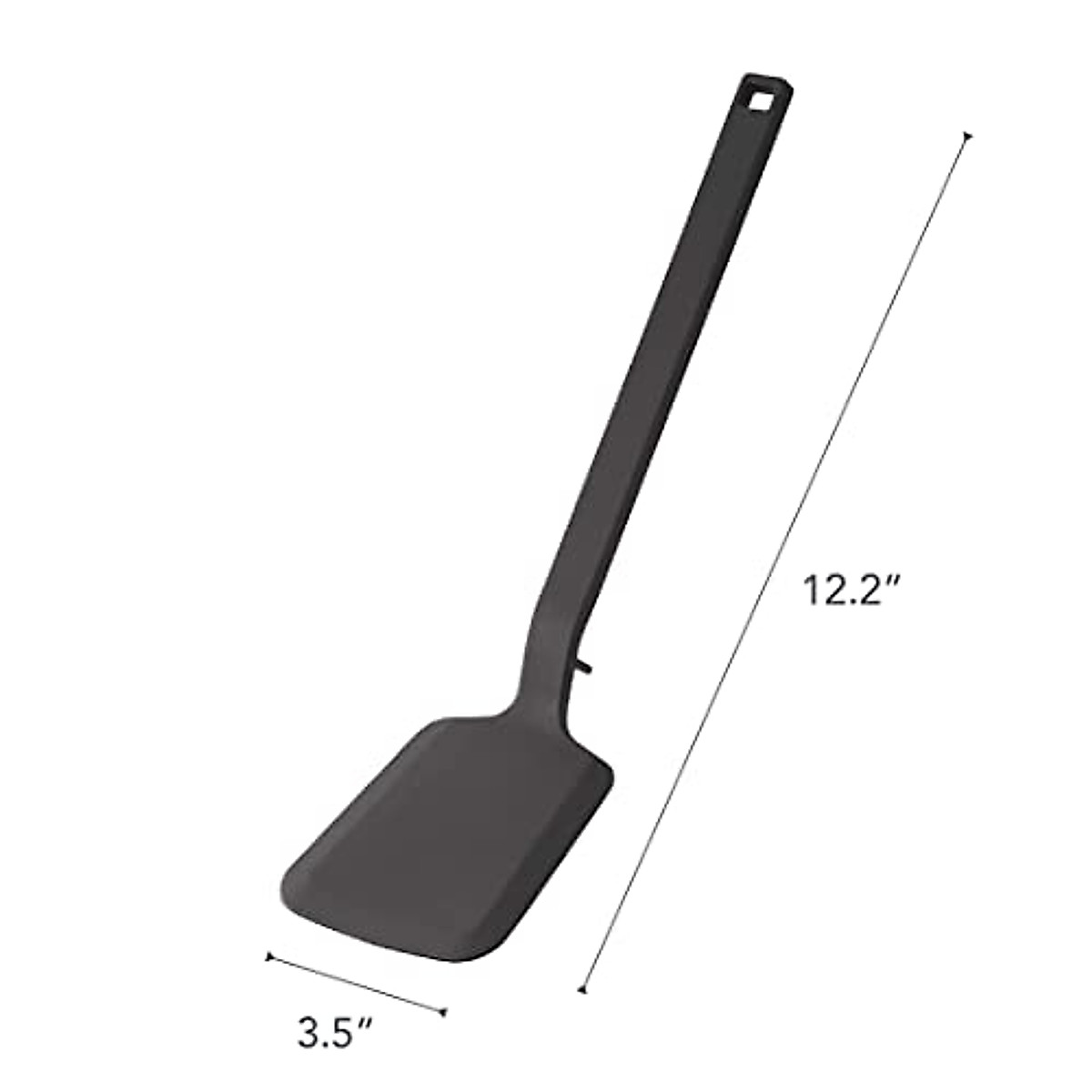 Yamazaki Home Silicone Spatula, Silicone, No Assembly Req., Black